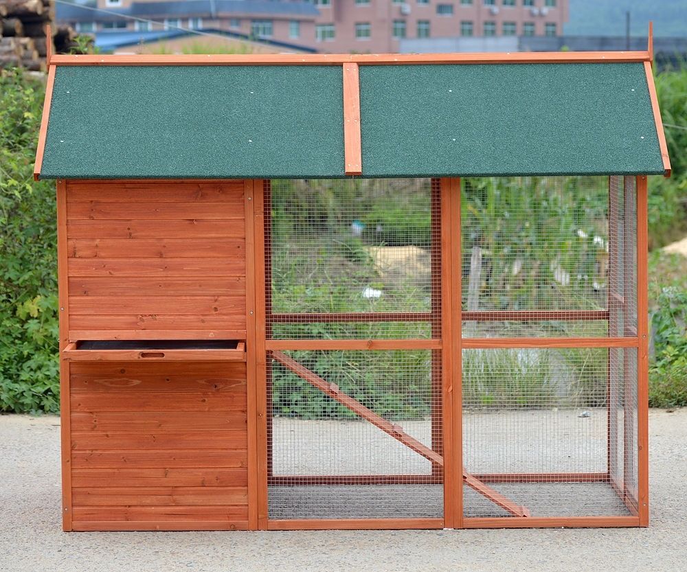 Two Storey Chicken Coop with Large Run – Pepperwood Pets