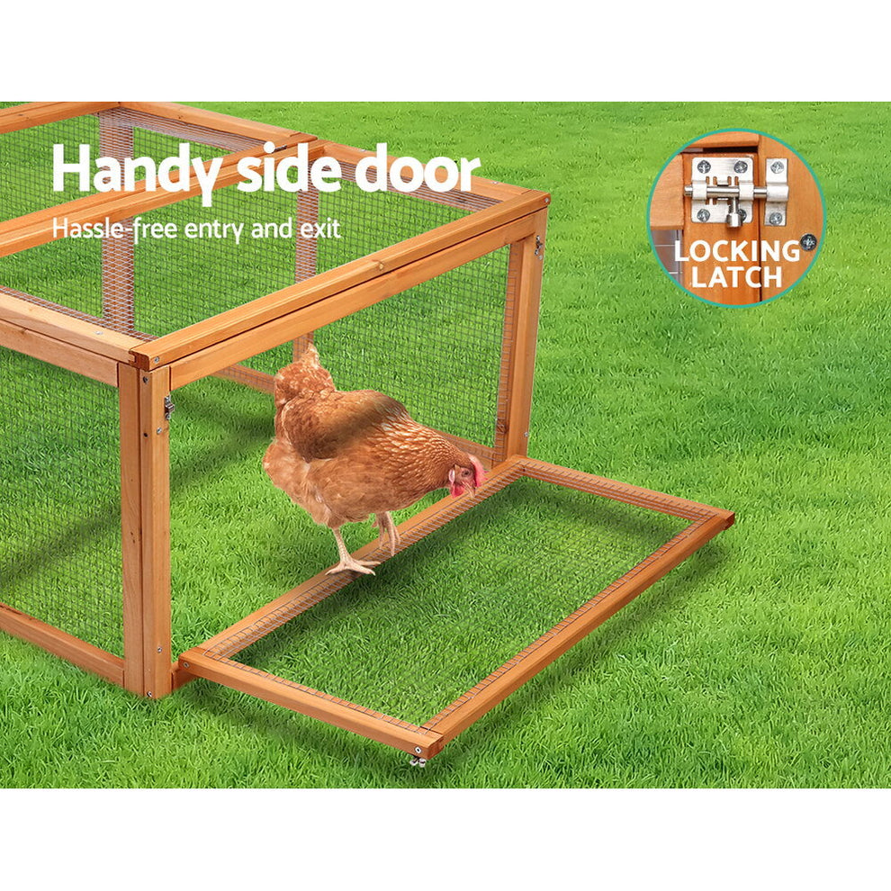 Timber Chicken Coop Run 1.8m – Pepperwood Pets